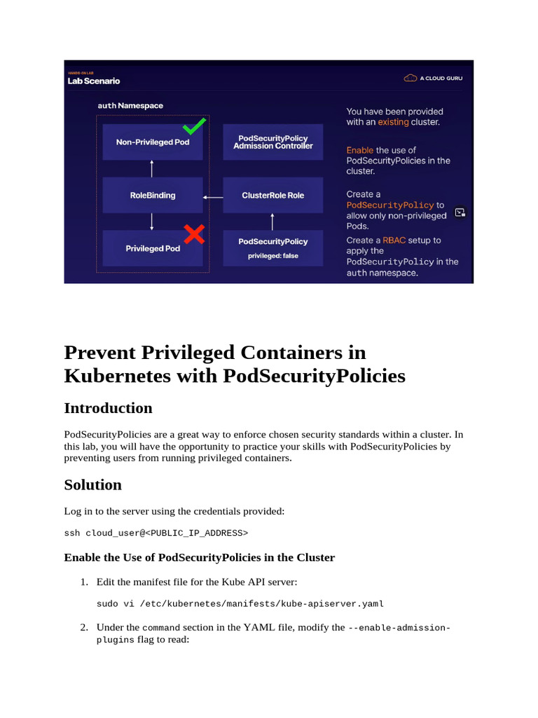 Prevent Privileged Containers WTH Podsecurity | PDF | Utility Software ...