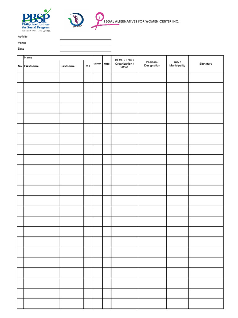 MGC Attendance | PDF