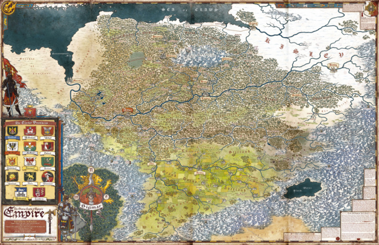 Warhammer Fantasy Roleplay Empire Map | PDF
