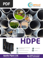 DR9 HDPE Pipe Data Sheet | PDF