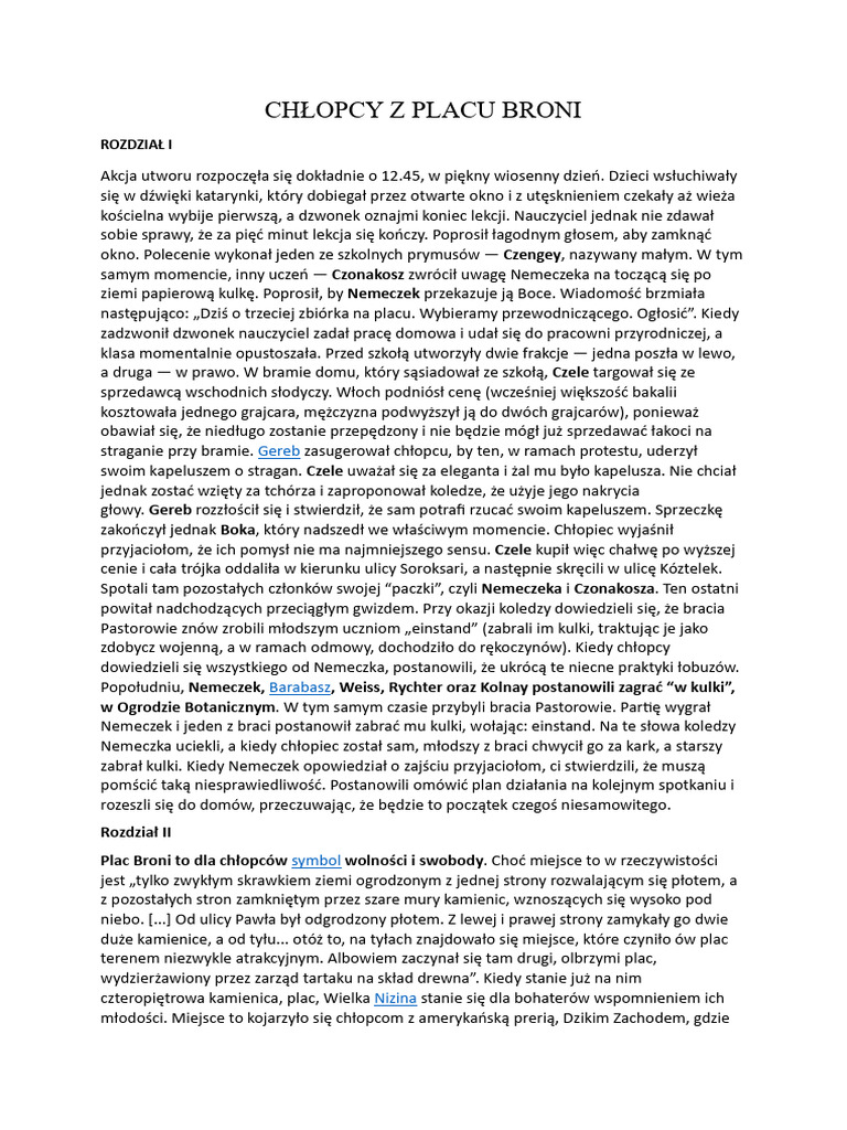 Chlopcy | PDF