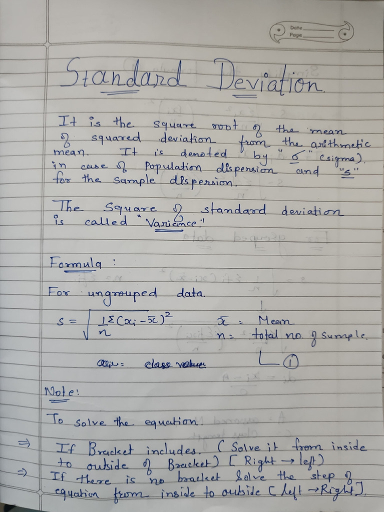 Standard Deviation | PDF