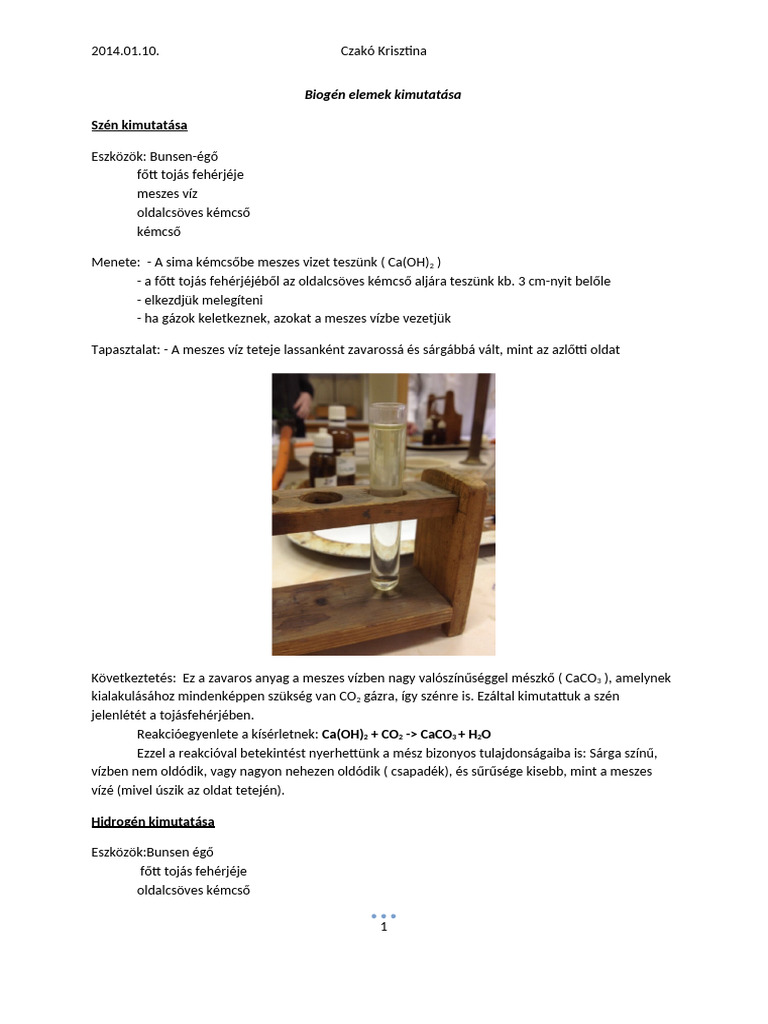 Biogen_elemek_kimutatasa | PDF