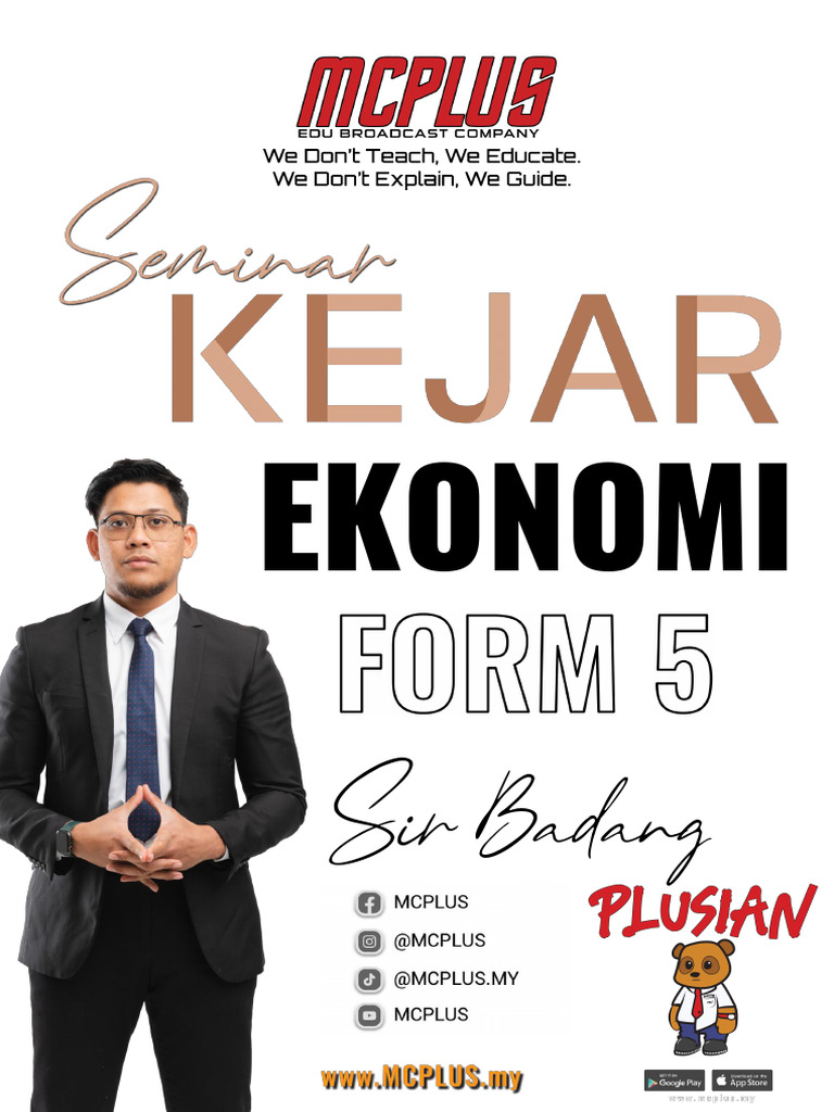 Seminar Kejar Form 5 Ekonomi Sir Badang 08.08.2024 | PDF
