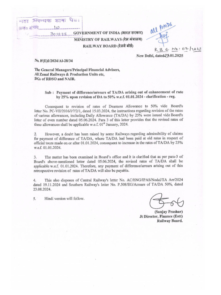 Revised TA Rates 1.1.24 | PDF