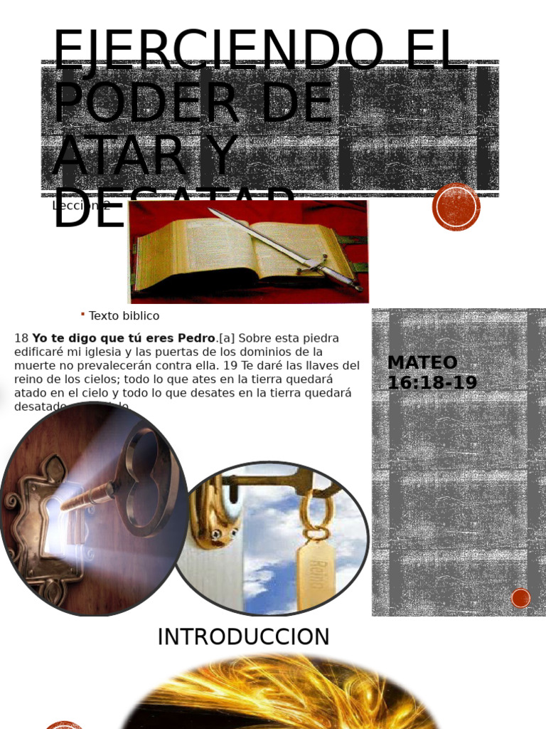 Ejerciendo El Poder de Atar y Desatar | PDF