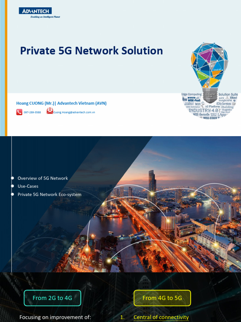 Private 5G Network Solutions Overview | PDF | Internet Of Things ...