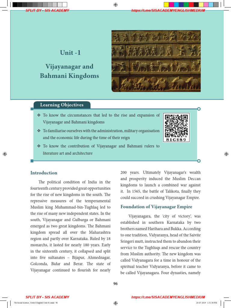Day27 New Hist 2 3 1 7thterm2 Vijayanagarbahmini | PDF