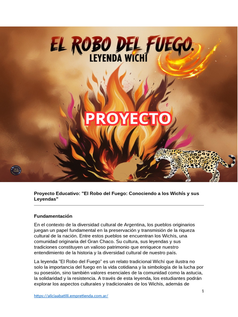 El Robo Del Fuego Versión de M. A. Palermo Leyenda Wichi Proyecto Realizado Por Alicia Abatilli ...