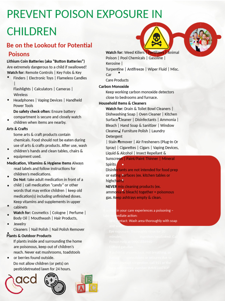 Poison Prevention Flyer | PDF