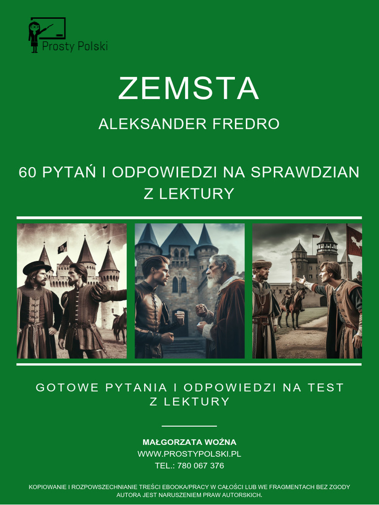 POEO005 Zemsta 60 Pytan I Odpowiedzi Ro5kzc | PDF