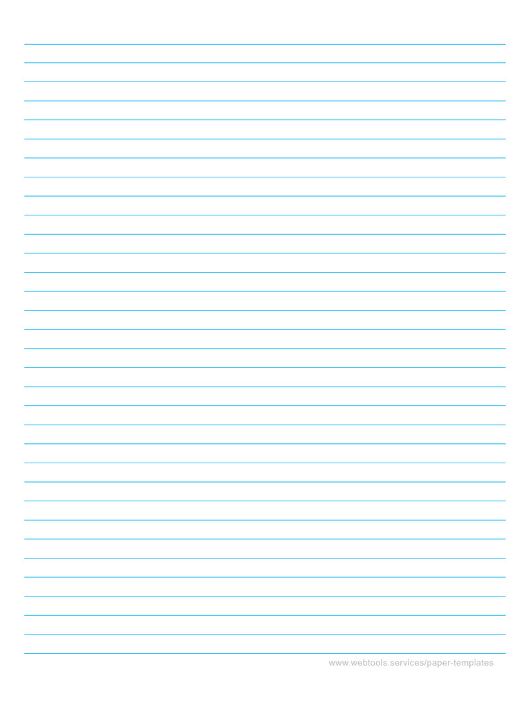 Dotted Blue Lined Paper Template With 8mm Line Height-A4 With 0.375 ...