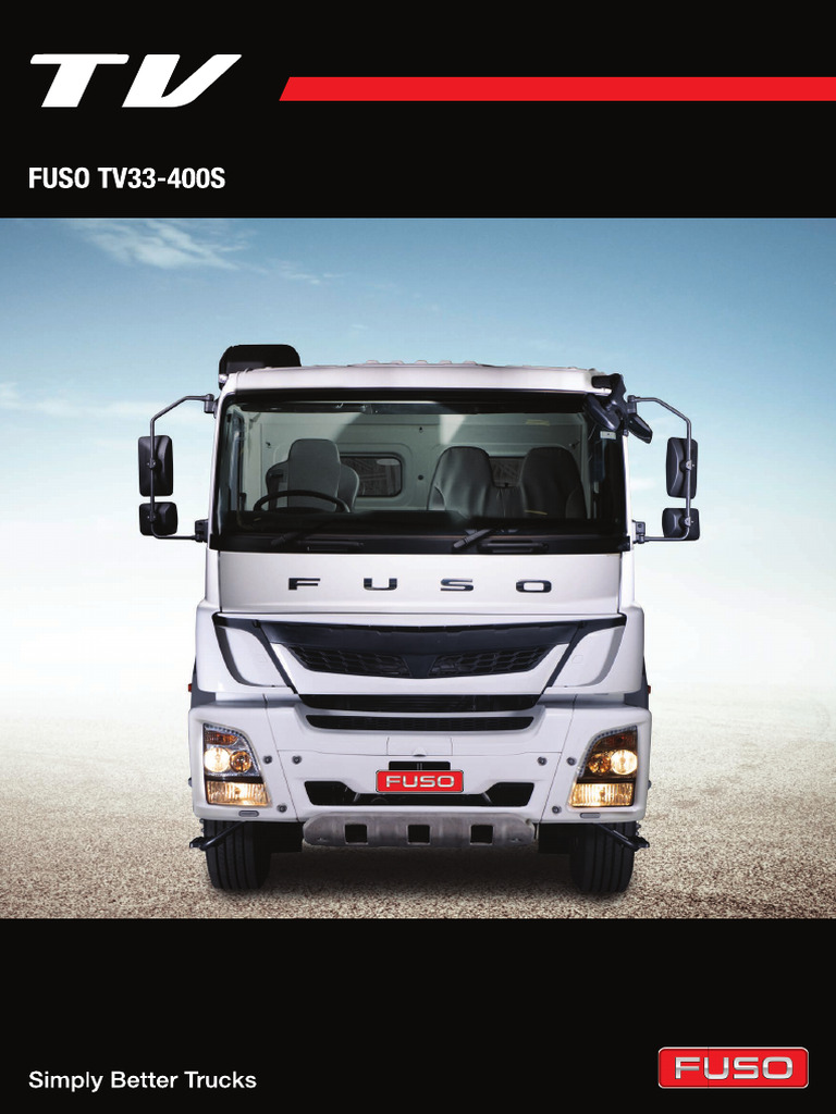 FUSO TV33-400S Truck Specifications | PDF | Truck | Semi Trailer Truck