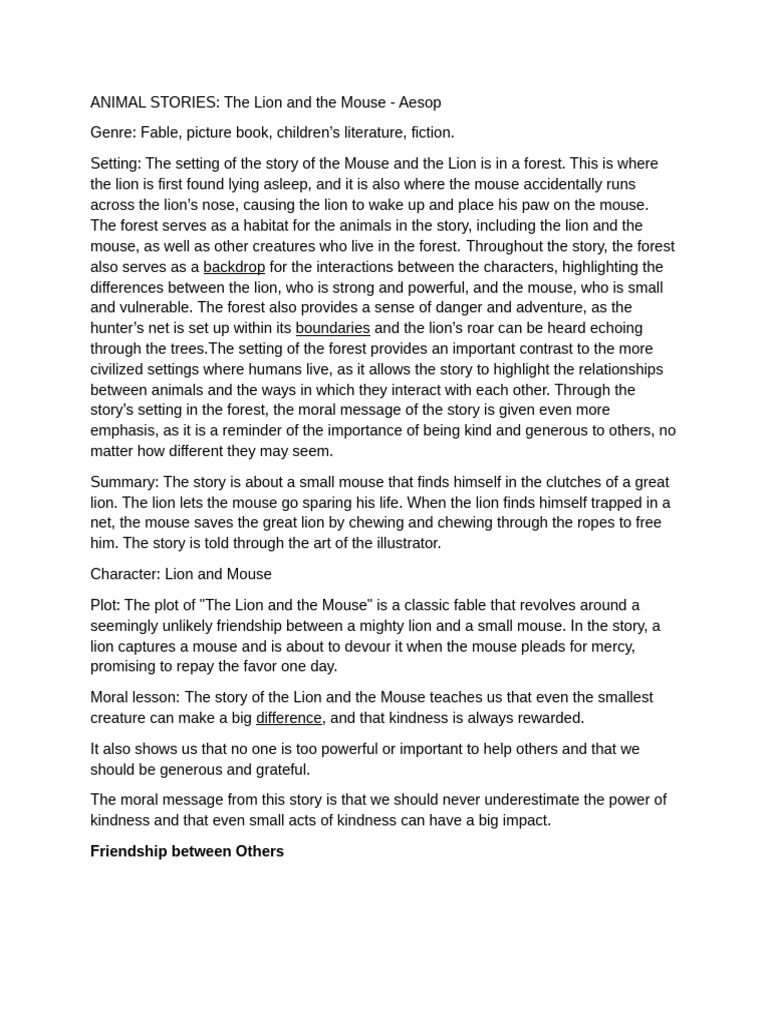 ANIMAL STORIES | PDF | Mr. Darcy | Pride And Prejudice
