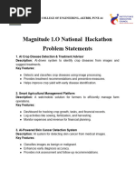 SIH 2025 Problem Statements | PDF