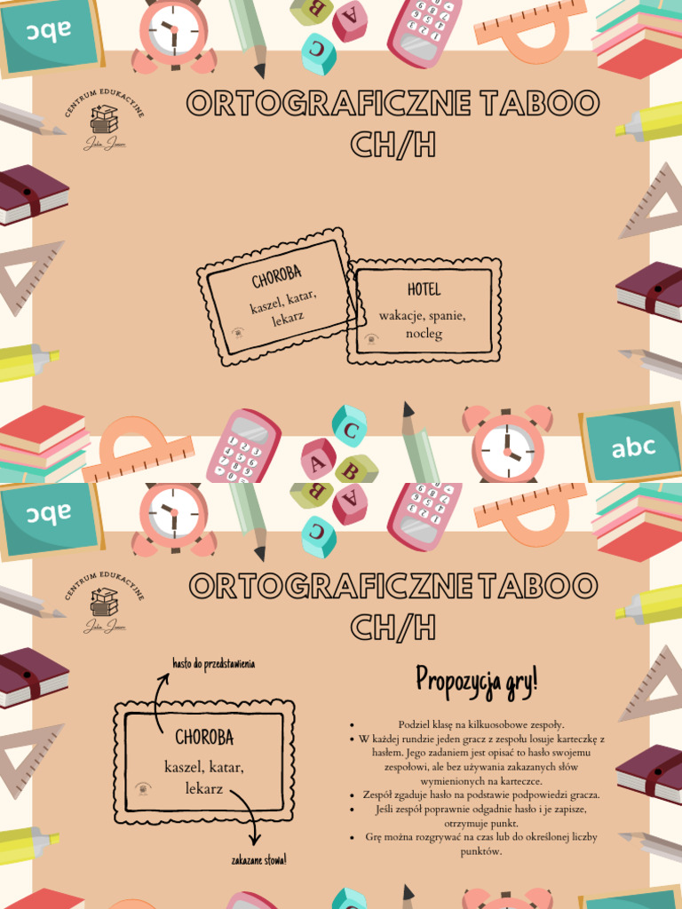 Ortograficzne taboo- chh-2 | PDF