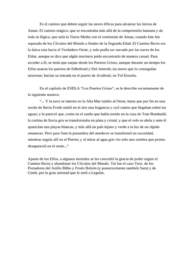 El camino recto | PDF