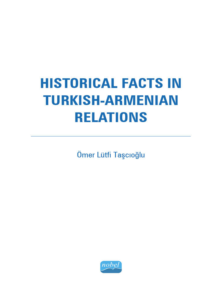 Historical Facts in Turkish-Armenian Relations | PDF | Turkey | Mustafa ...