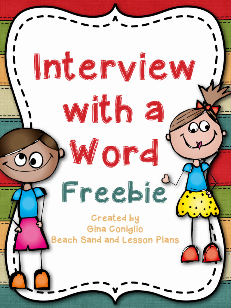 InterviewwithaWordFreebie-1 | PDF