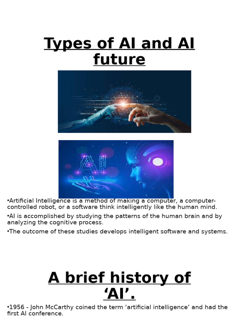 Types Of Ai And Ai Future Pdf Artificial Intelligence