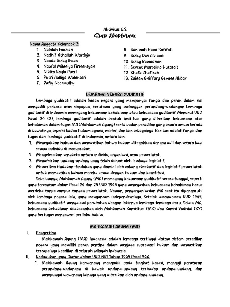 PPKN YUDIKATIF KEL 3 | PDF