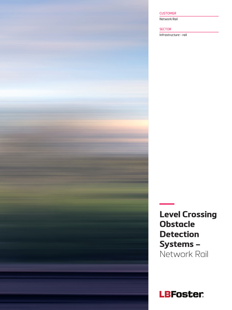 LB Foster Lidar Obstacle Detection System For Network Rail | PDF ...