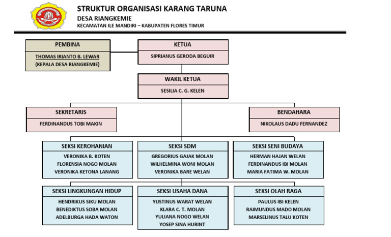 Struktur Organisasi Karang Taruna-1 | PDF