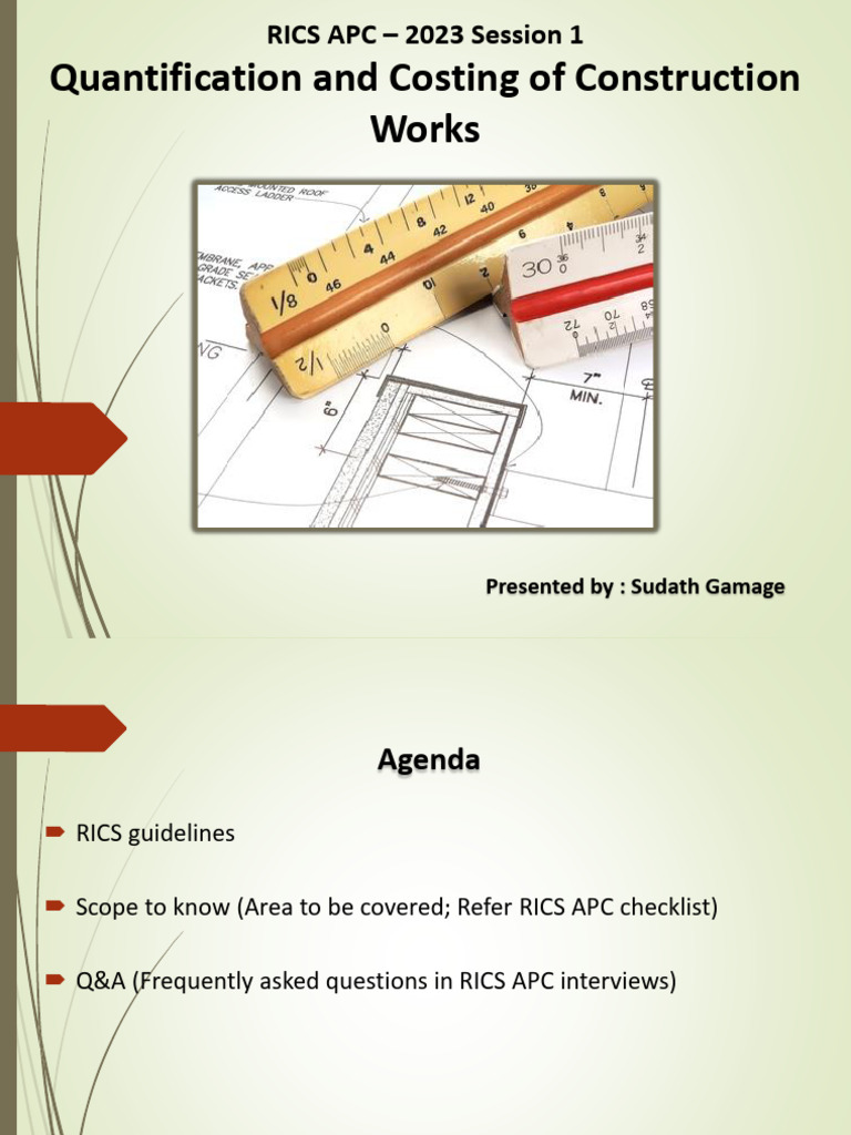 CPD 13 Quantification and Costing of Construction Works | PDF | Deep ...
