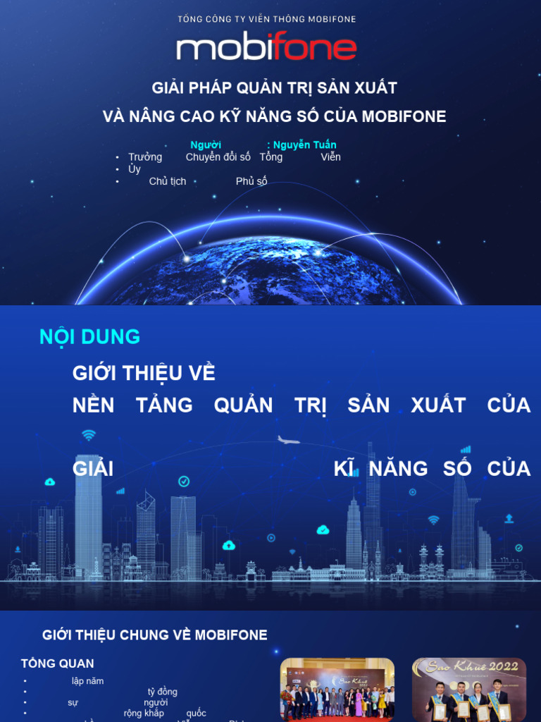 MOBIFONE - Giai Phap QTSX Va Phat Trien Ki Nang So-V3 | PDF