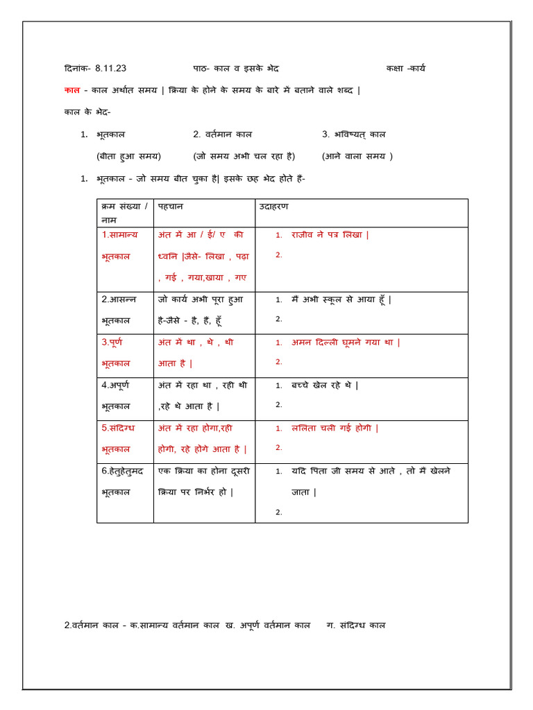 Kaal Hindi | PDF