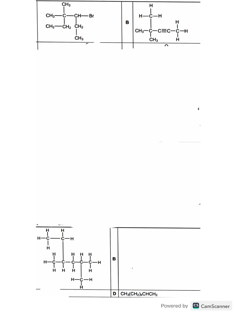 Alkane, Alkene, Alkyne and Halo-Alkane | PDF