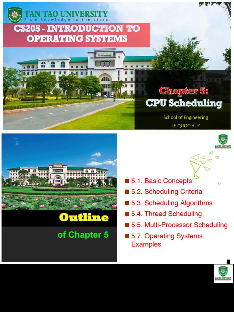 02. Chapter 5 Slides | PDF | Scheduling (Computing) | Process (Computing)