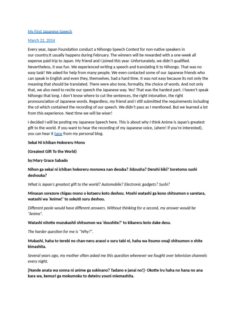 My First Japanese | PDF | Japanese Language | Linguistics