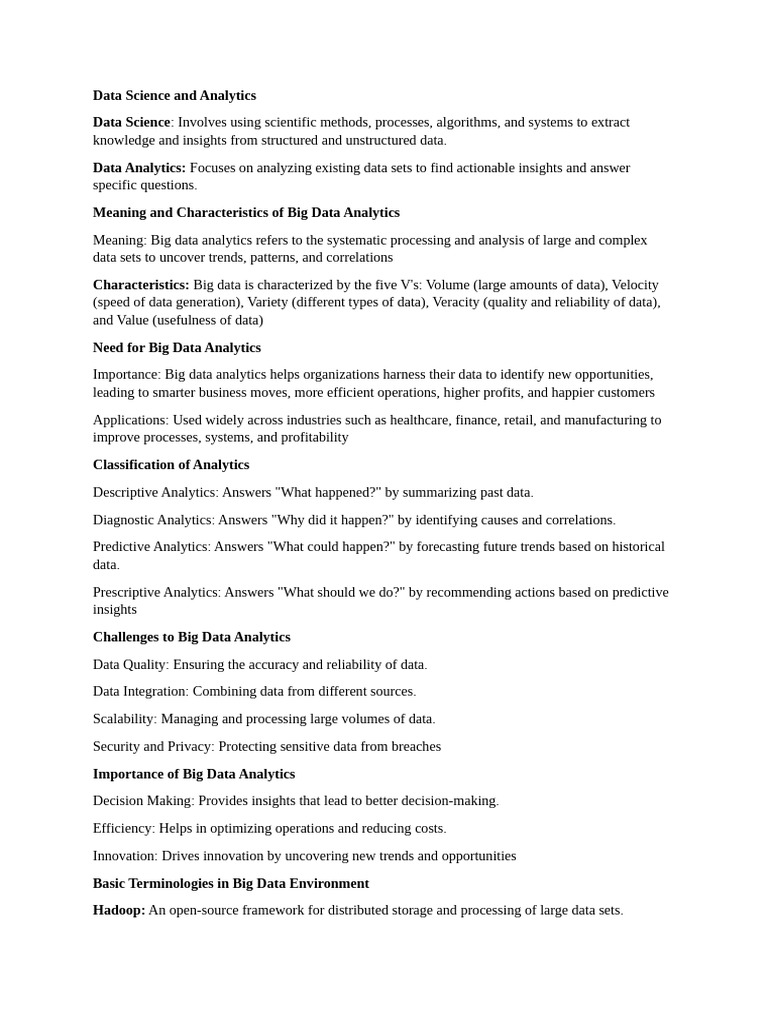 Big Data Analytics: Insights & Applications | PDF