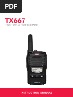 TX6160 Instruction Manual | PDF | Battery Charger | Radio