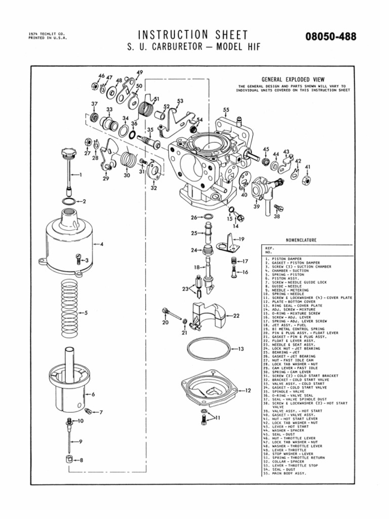 Carb HIF44 | PDF | Carburetor | Valve