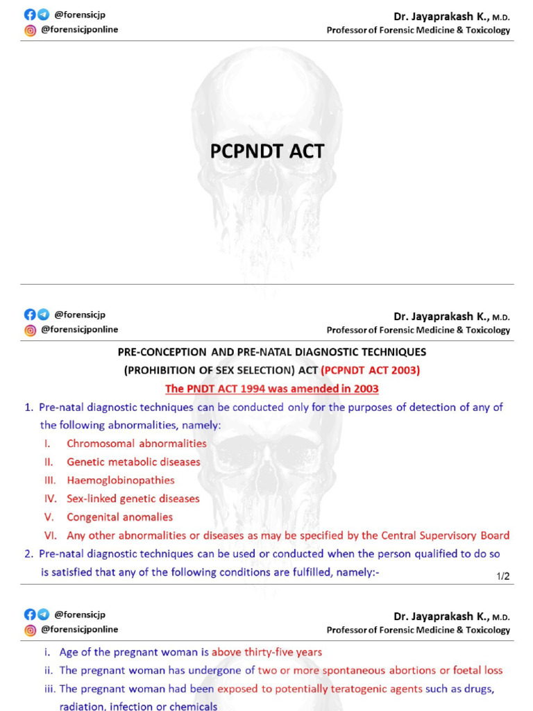 PCPNDT Act | PDF
