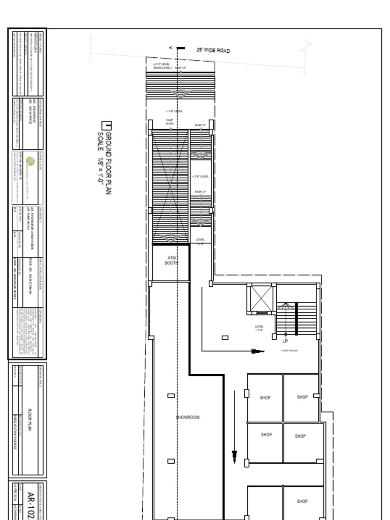 A-102.00 Ground Floor Plan | PDF