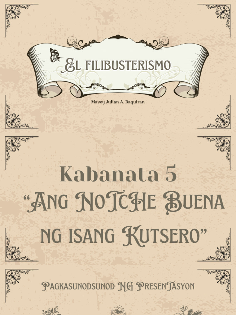 Kabanata 5 El FELIBUSTERISMO | PDF