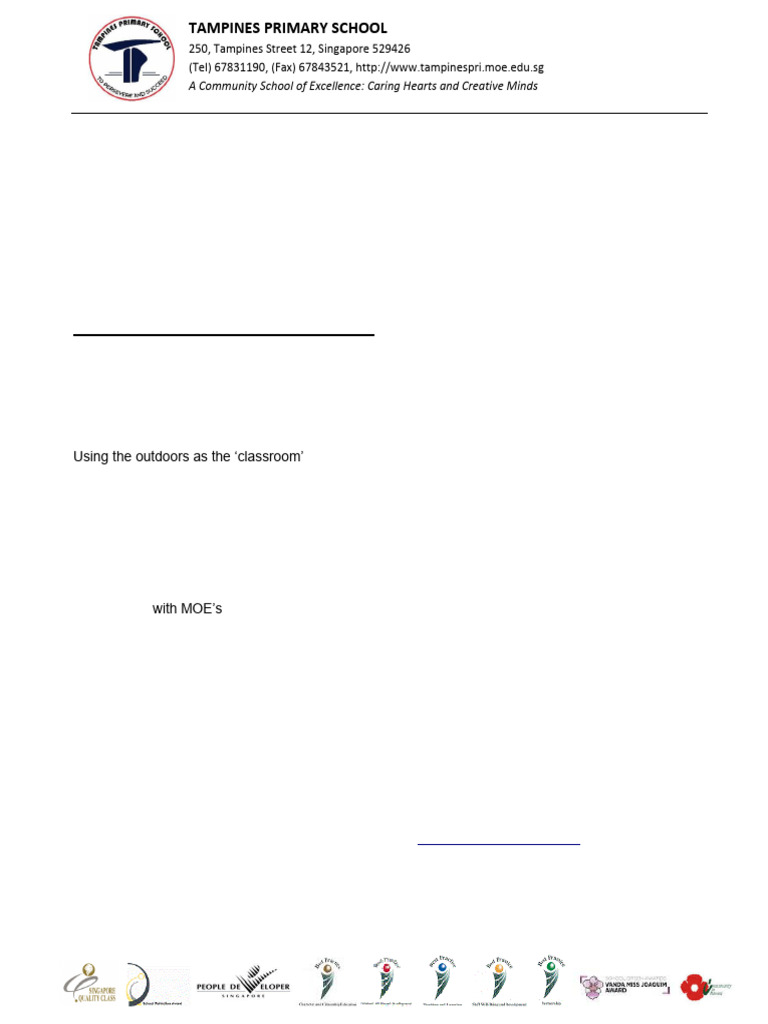 P5 Camp Letter To Parents 2025 | PDF