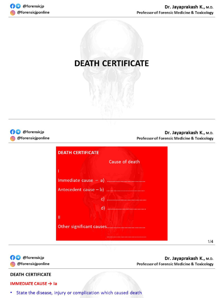 Death Certificate | PDF