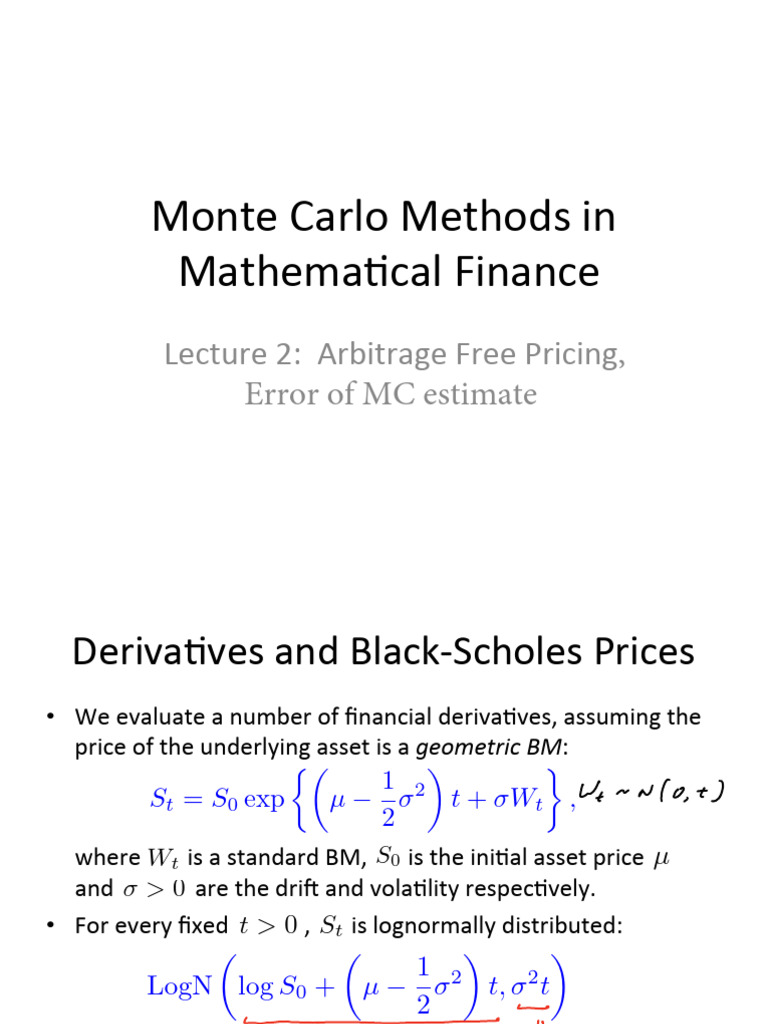 QF5211 Lecture02 (2025) - Notes | PDF