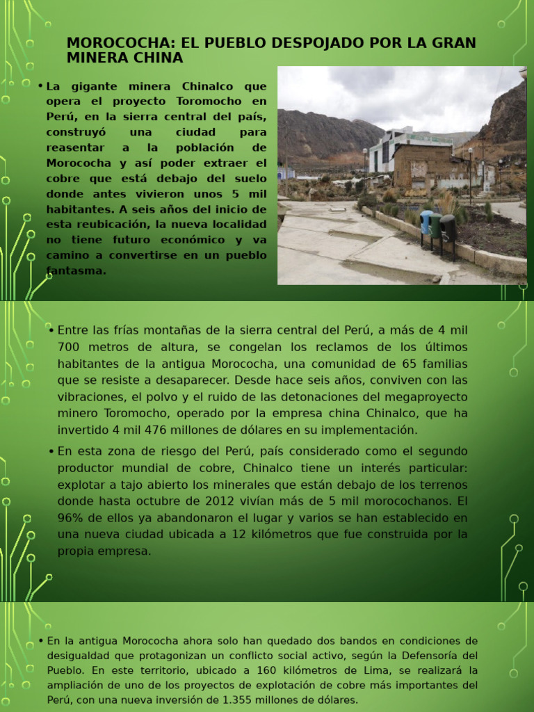 Morococha | PDF | Perú | Minería