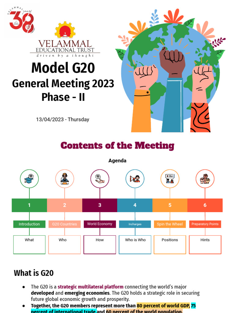 G20 General Meeting - Phase II | PDF | International Relations | Economies