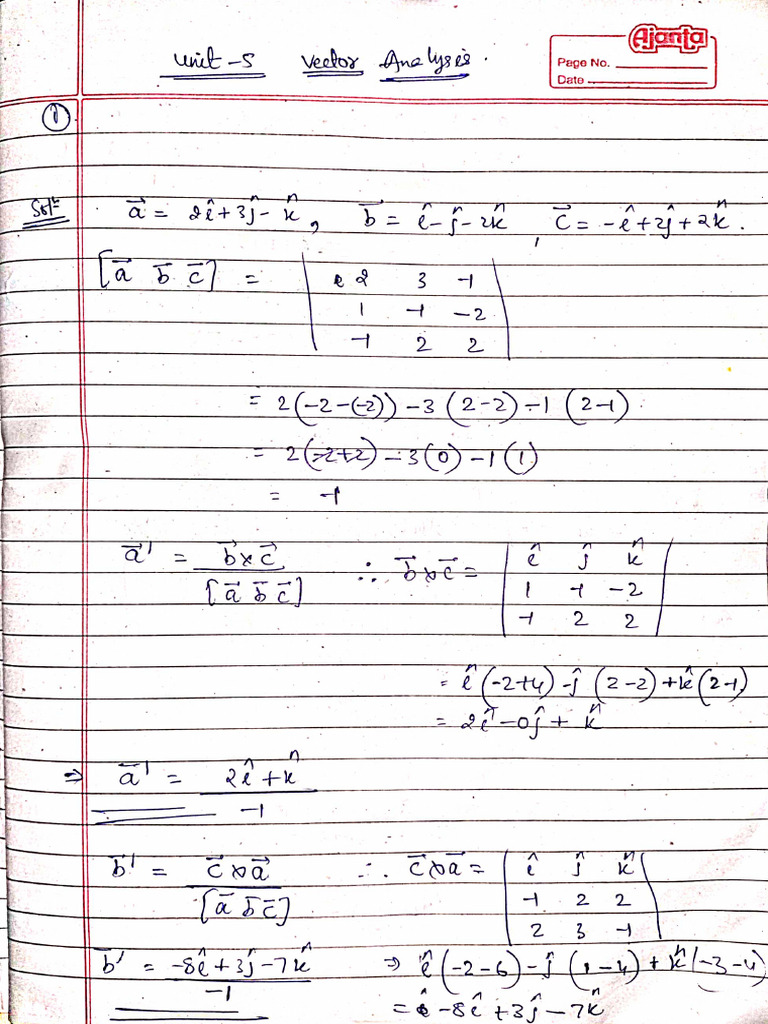 Vector Analysis | PDF