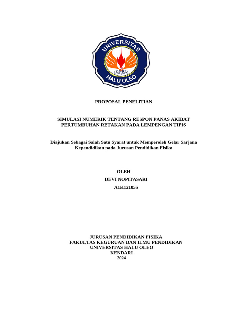 Proposal Penelitian Devi Nopitasari | PDF