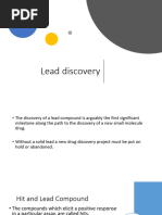 Lead Identification in Drug Discovery | PDF | Drug Design | Drug Discovery