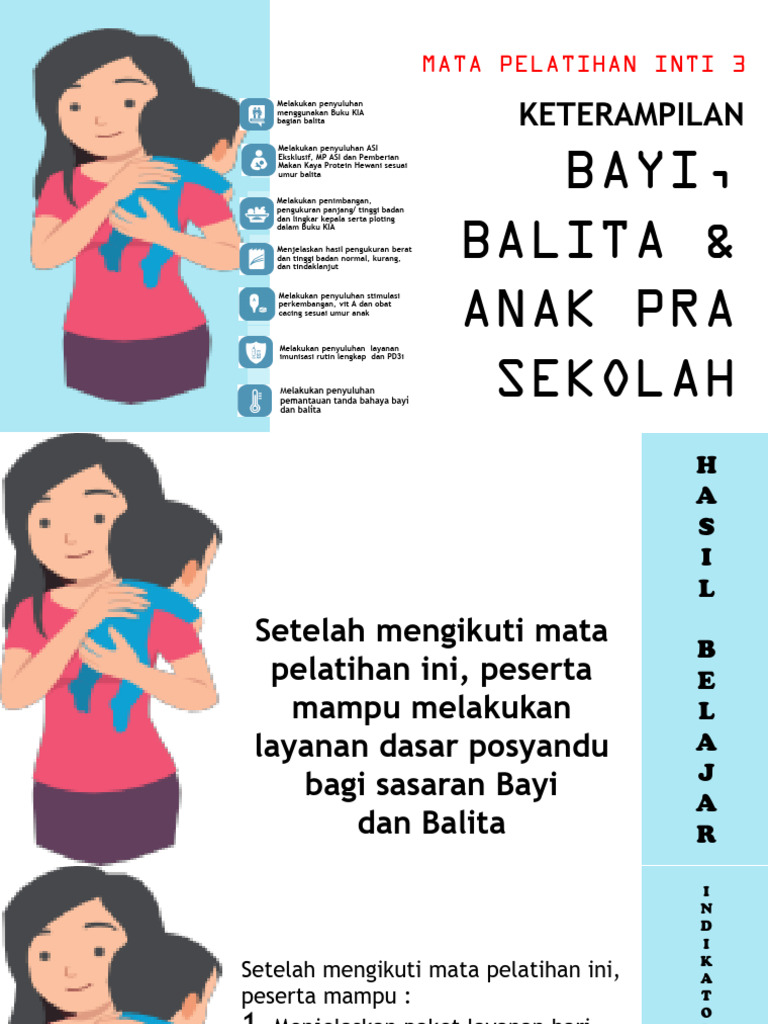 Layanan Dasar Posyandu untuk Bayi dan Balita | PDF