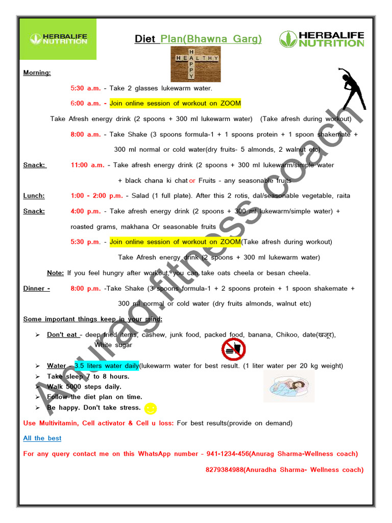 Effective Daily Diet Plan Guide | PDF