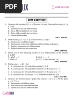 AP Calculus - Unit 2 Practice Exam | PDF | Derivative | Functions And ...